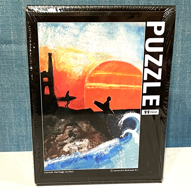 Cornish Heritage Surfers Puzzle – Samantha Rothwell Art